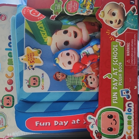 Jazwares | Toys | Cocomelon Plush Book | Poshmark